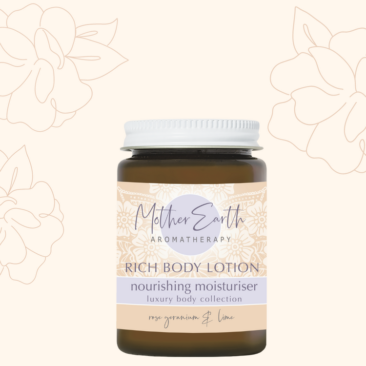 Rich Body Lotion - Nourishing Moisturiser | Mother Earth Aromatherapy